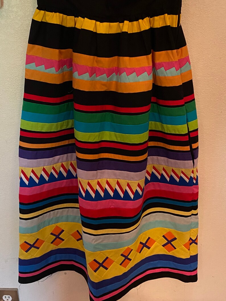 New Seminole Patchwork Skirt Made to Order Features a Fitted Waistband ...