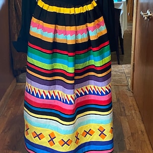 New Seminole Patchwork Skirt Made to Order Features a Fitted Waistband ...