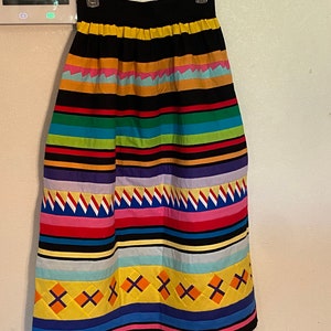 New Seminole Patchwork Skirt Made to Order Features a Fitted Waistband ...