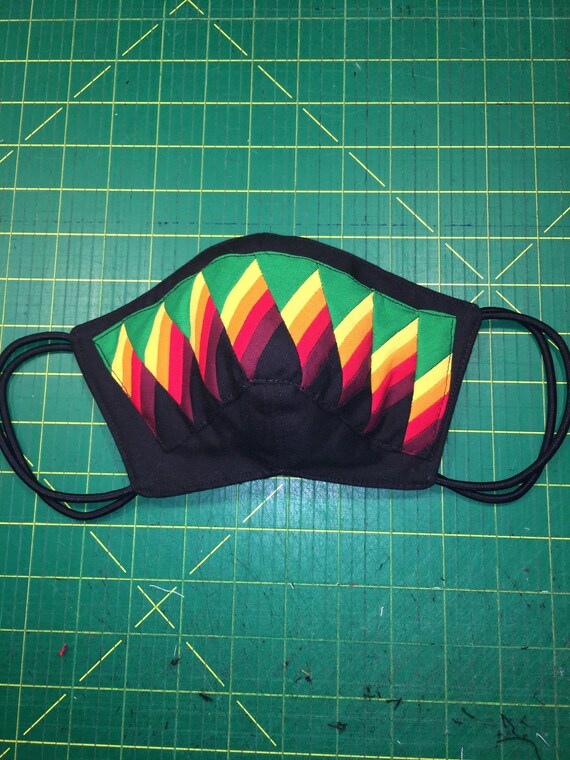 New Seminole Patchwork Face Mask Featuring Everlasting Fire - Etsy