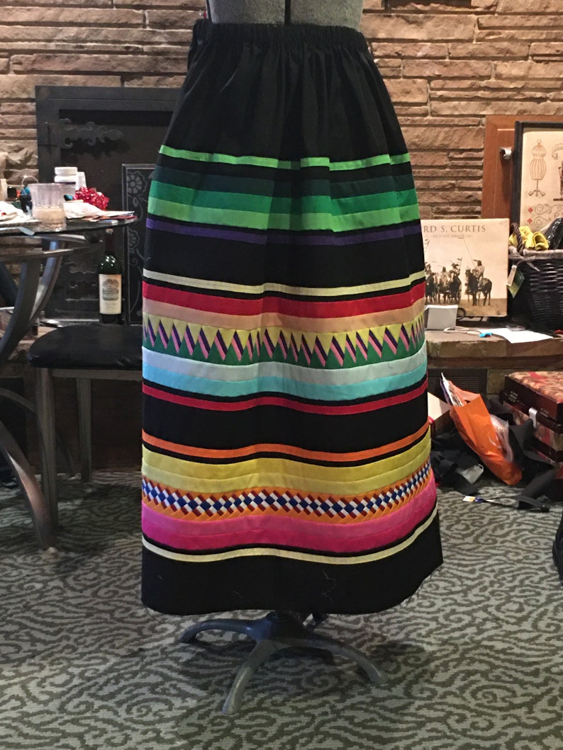 Beautiful New Seminole Patchwork Skirt - Etsy