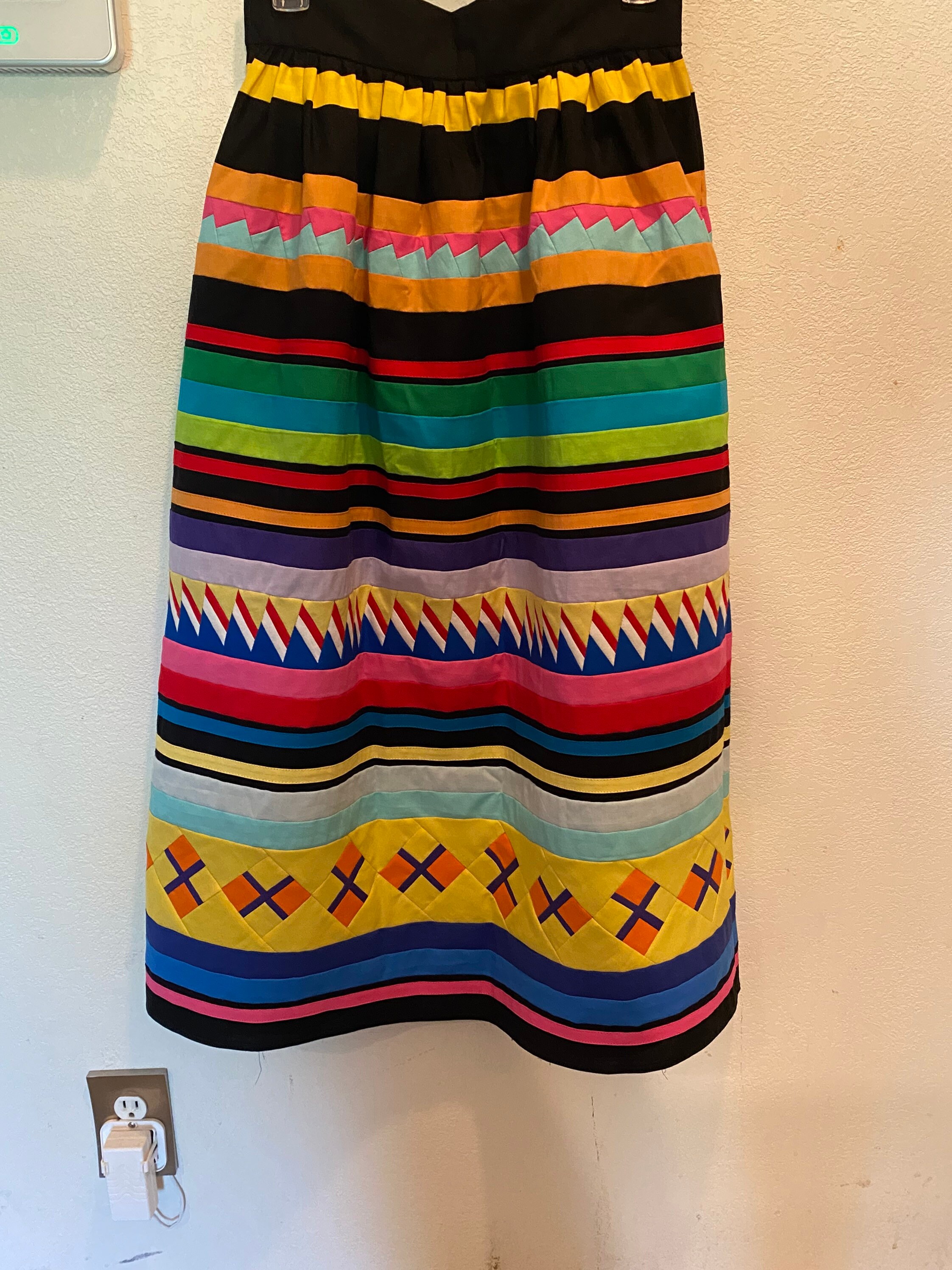 New Seminole Patchwork Skirt Made to Order Features a Fitted Waistband ...