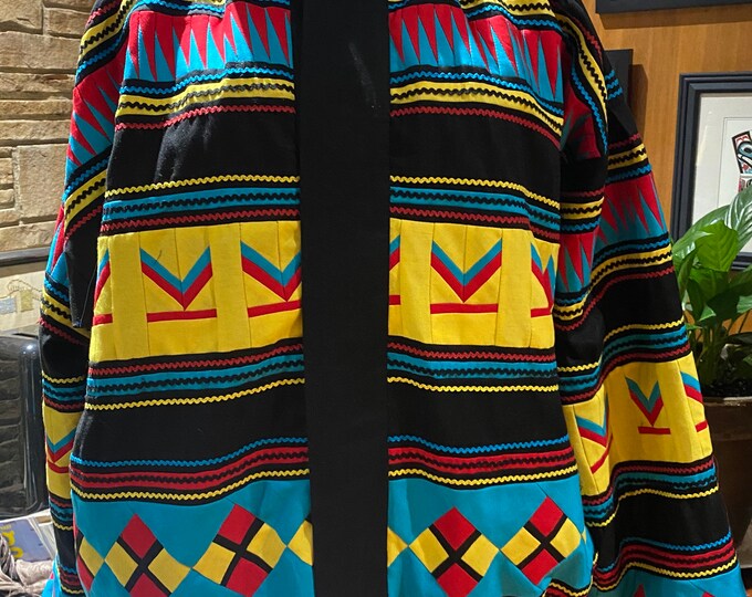 New Seminole Patchwork Skirt Featuring Lightening Patchwork in Fire ...