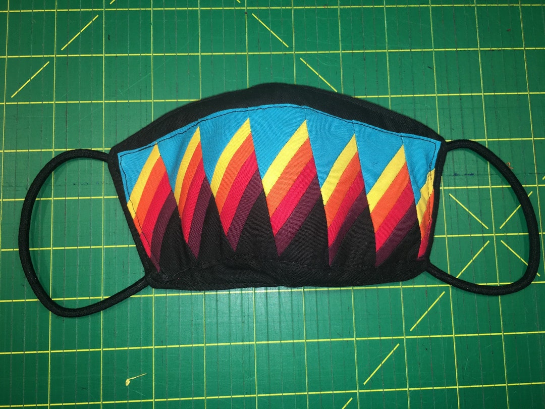 New Seminole Patchwork Face Mask Featuring Everlasting Fire Patchwork ...