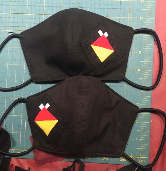 New Face Mask 4-layers Cotton With Seminole Patchwork | Etsy