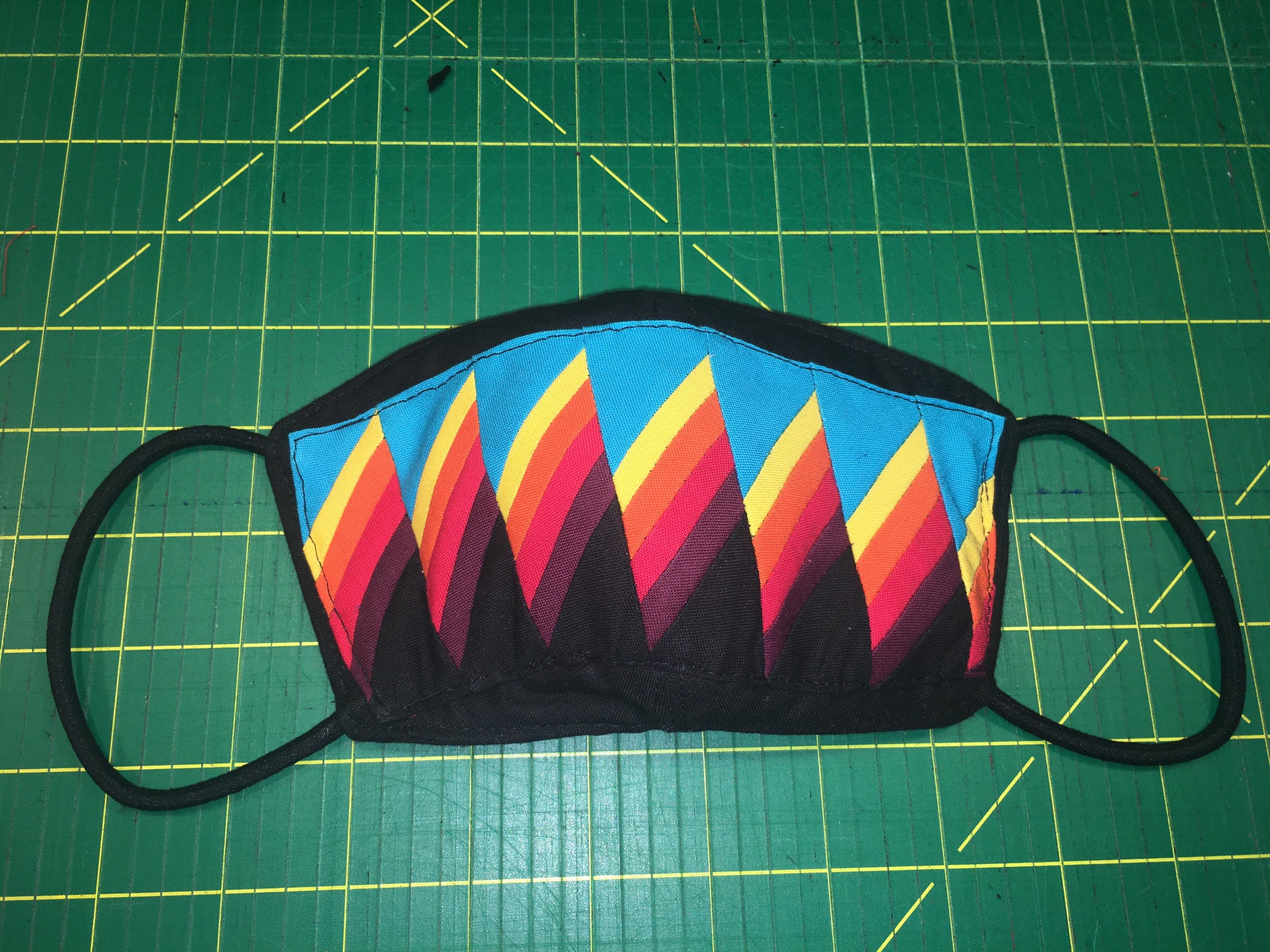 New Seminole Patchwork Face Mask Featuring Everlasting Fire Patchwork ...