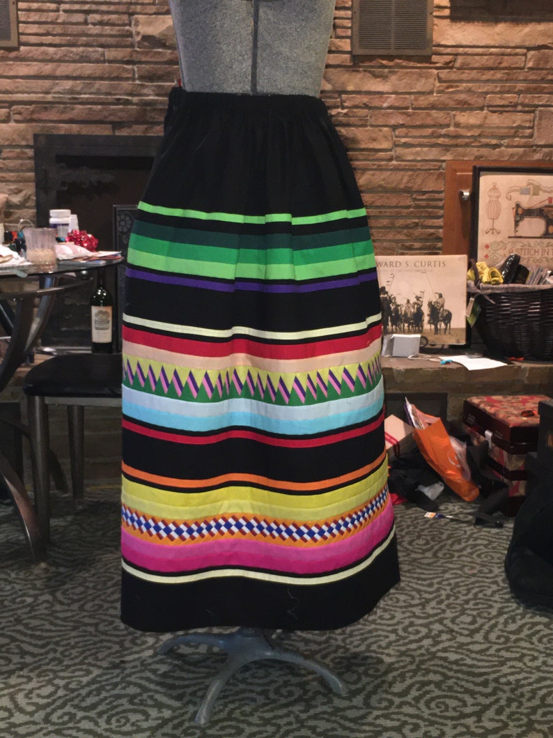 Beautiful New Seminole Patchwork Skirt - Etsy