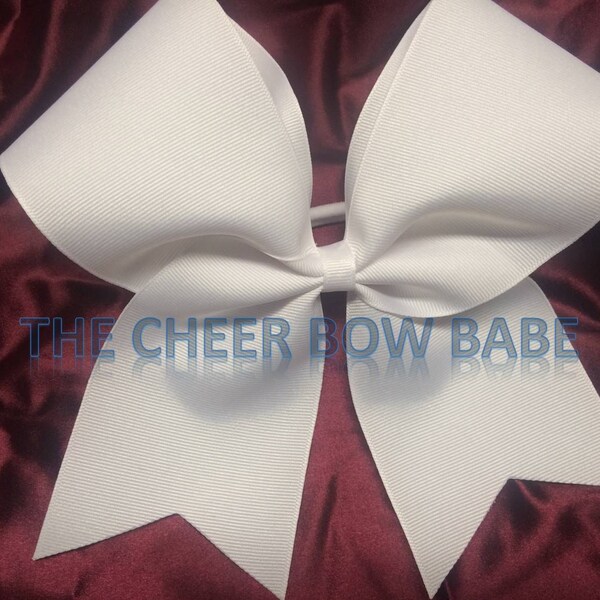 Burgundy Cheer Bow - Etsy