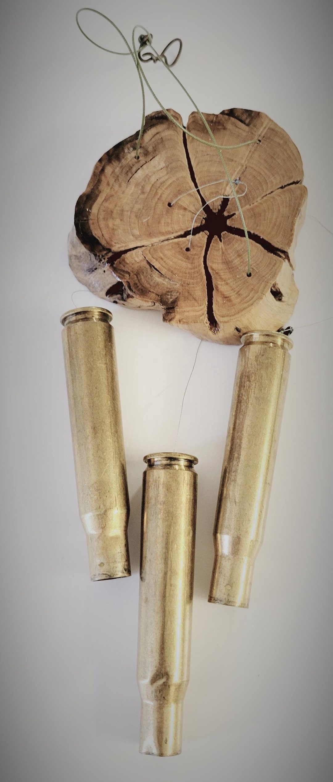50 Caliber Shell Cholla Cactus Wood Wind Chime #5 - Etsy
