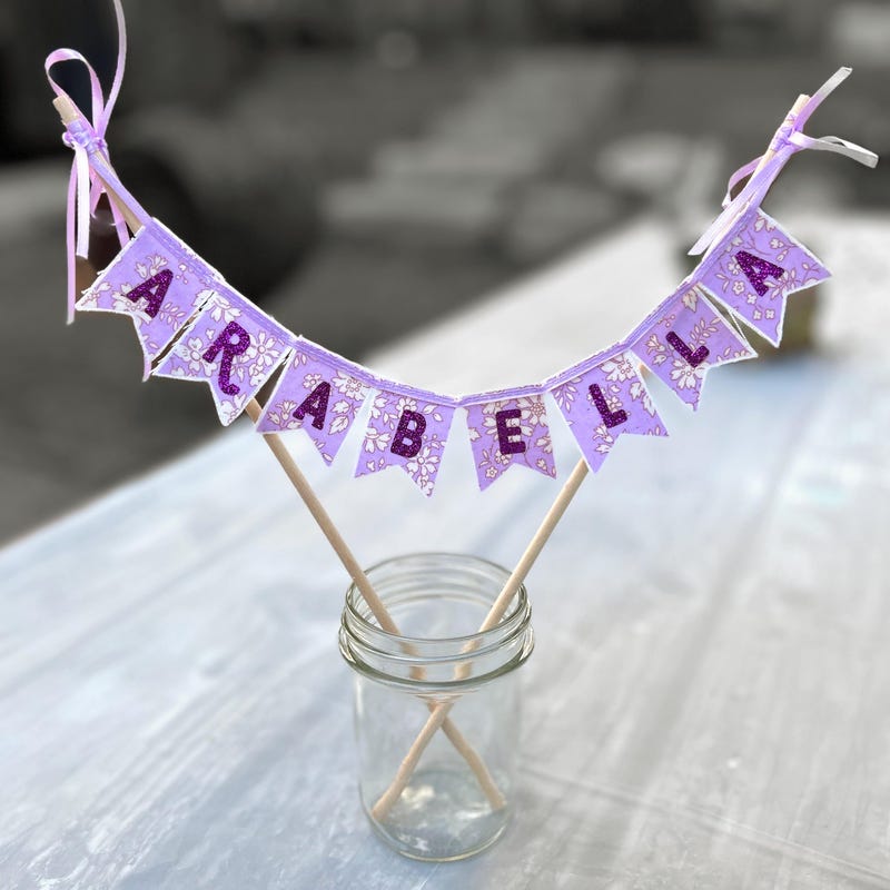 Banner Cake Topper - Etsy
