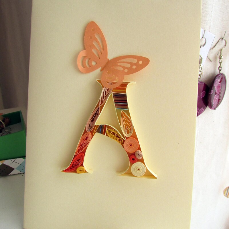 Quilled Monogram - Etsy