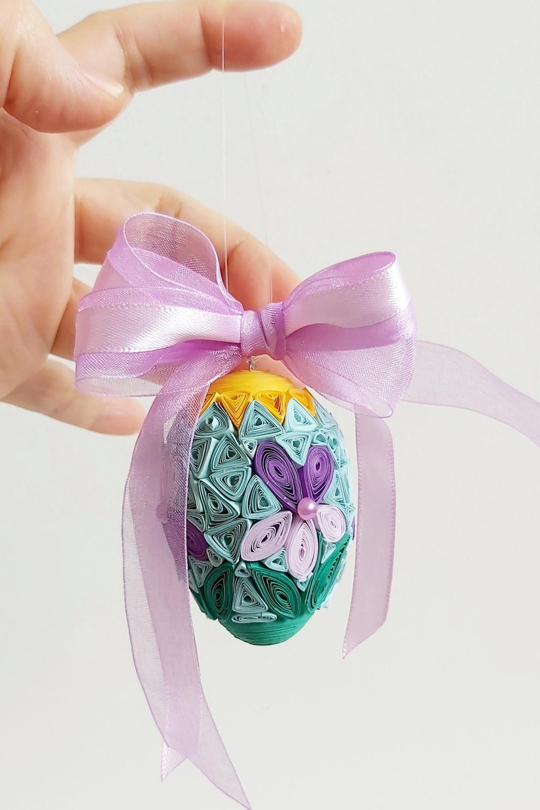 Rolling Paper Quilling Decor Greek Orthodox Easter Eggs Ornament, Happy ...