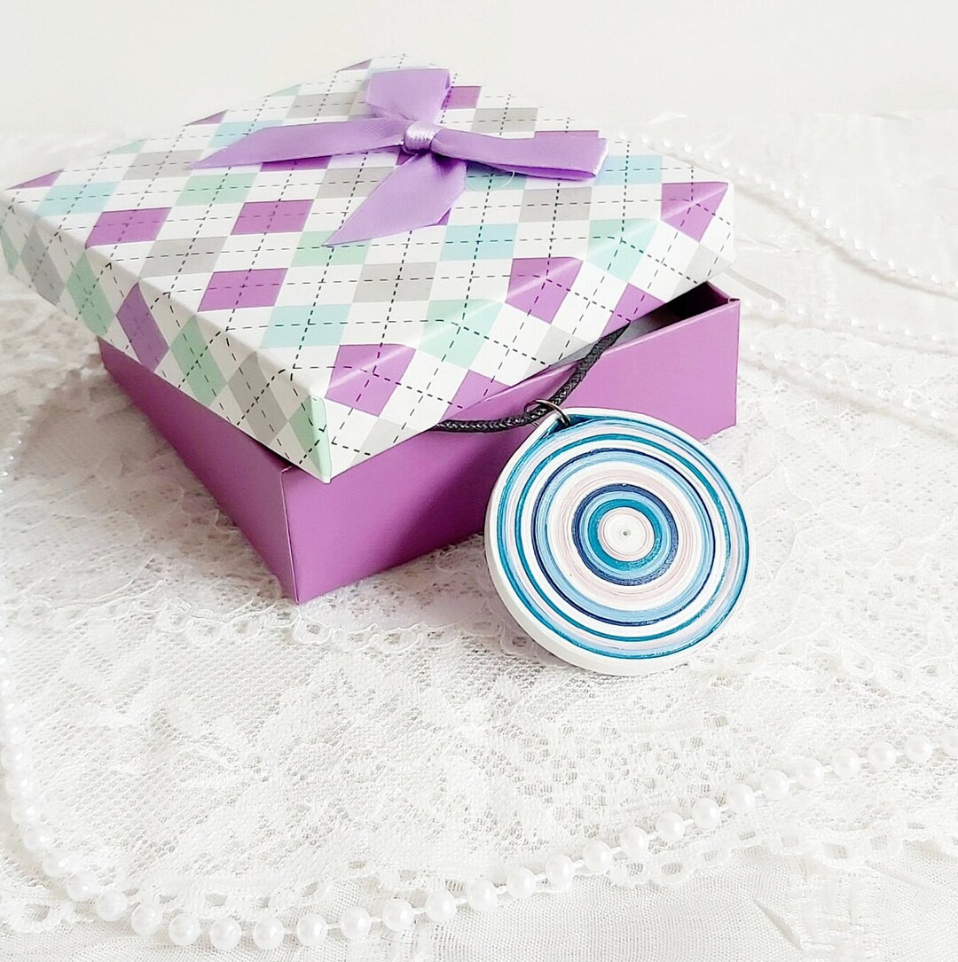 Rolling Paper Pendant Light Disc Necklace Choker, Goddess Pendant ...