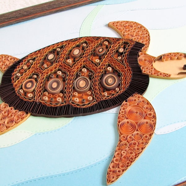 Turtle Quilling Art - Etsy