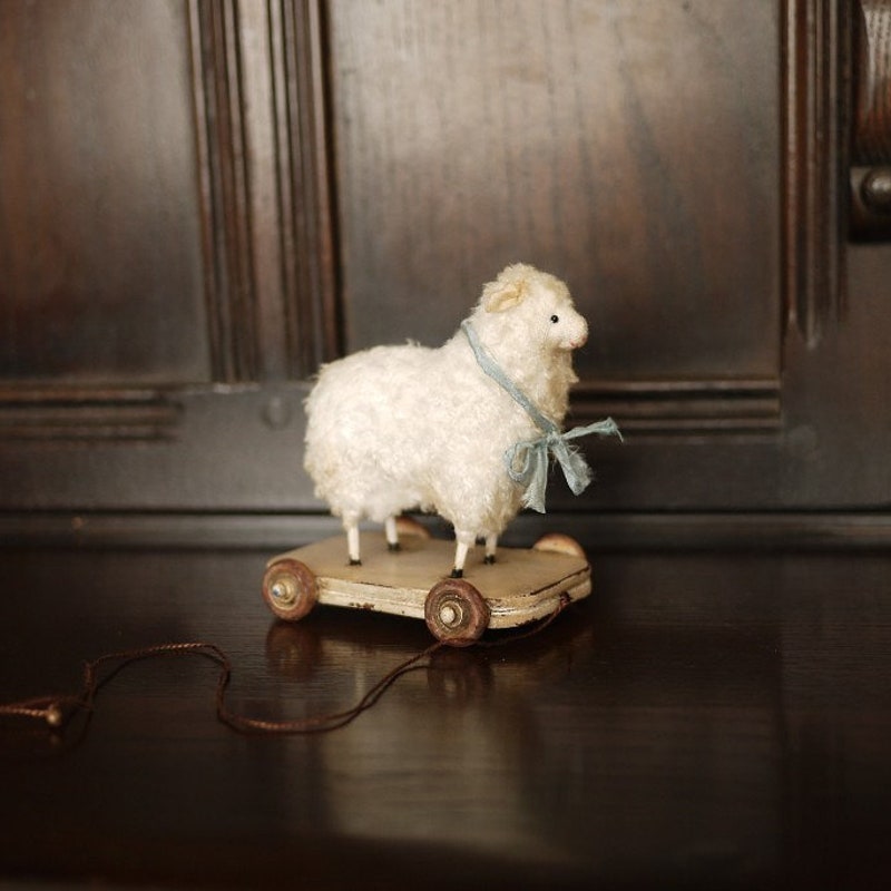 Sheep Pull Toy - Etsy