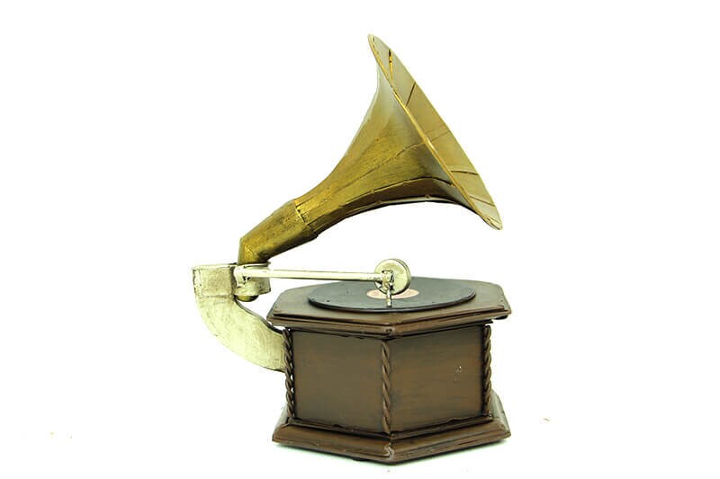 Decorative Metal Gramophone Box - Etsy