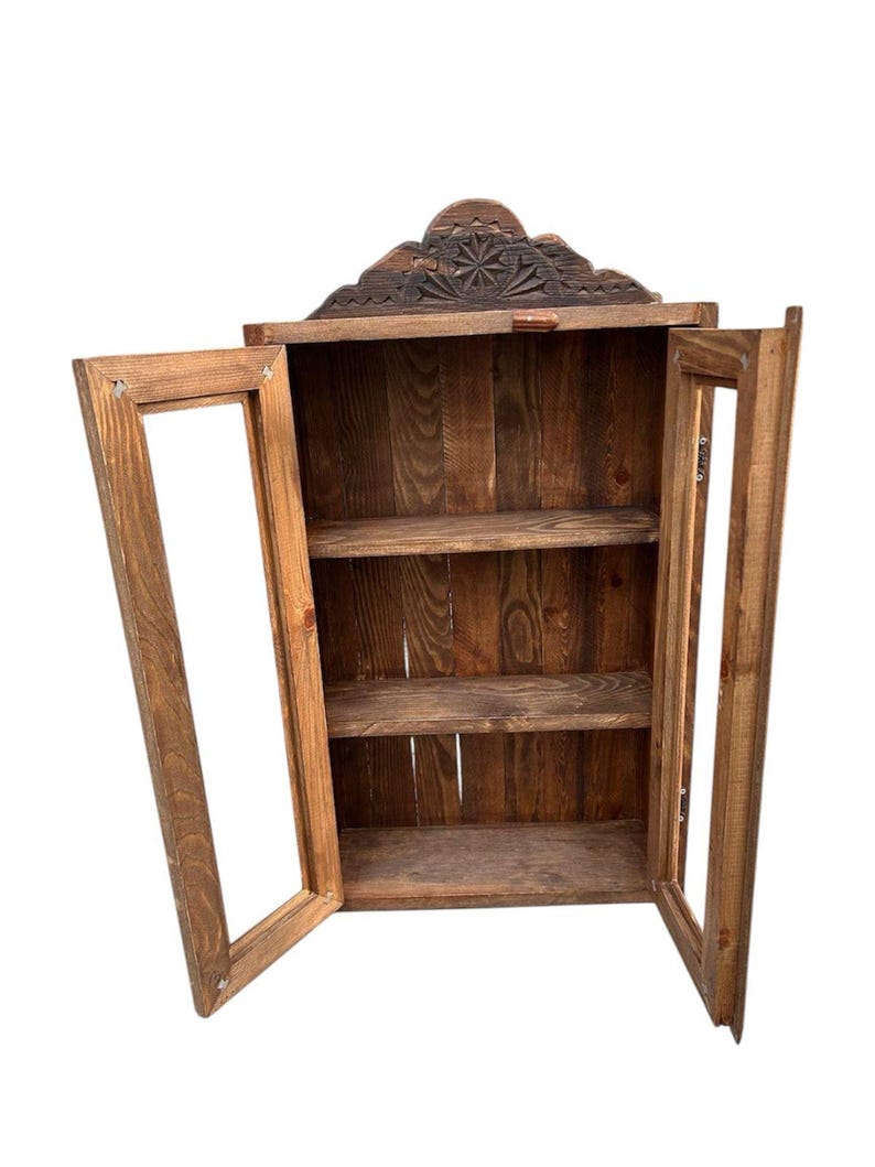 Handmade Distressed Wood Kitchen Cabinet 40x69x12 Cm: Vintage Wall ...