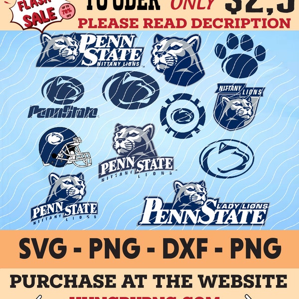 Penn State Logo Svg - Etsy