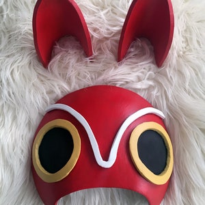 Handmade Princess Mononoke Inspired Half Mask Cosplay Mask Lightweight ...