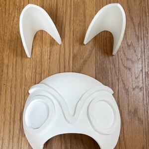Handmade Princess Mononoke Inspired Half Mask Cosplay Mask Lightweight ...