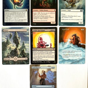 Commissions Closed *** Hand Painted Custom Altered Magic the Gathering ...