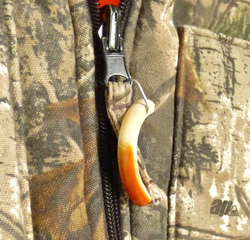 Genuine Beaver Tooth Teeth Zipper Pull or Zipper Charm in | Etsy