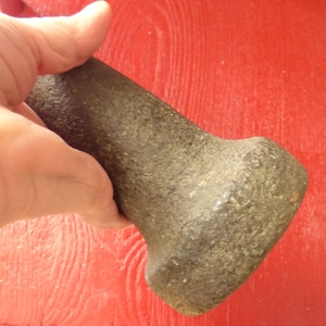 Primitive Stone Tools, Mortar, Pestle, Hammerstone, Grinding, Authentic ...