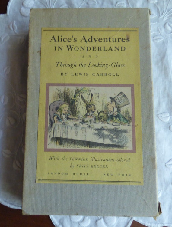 Alices Adventures in Wonderland Through the Looking-glass | Etsy