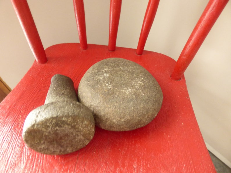 Primitive Stone Tools Mortar Pestle Hammerstone Grinding - Etsy