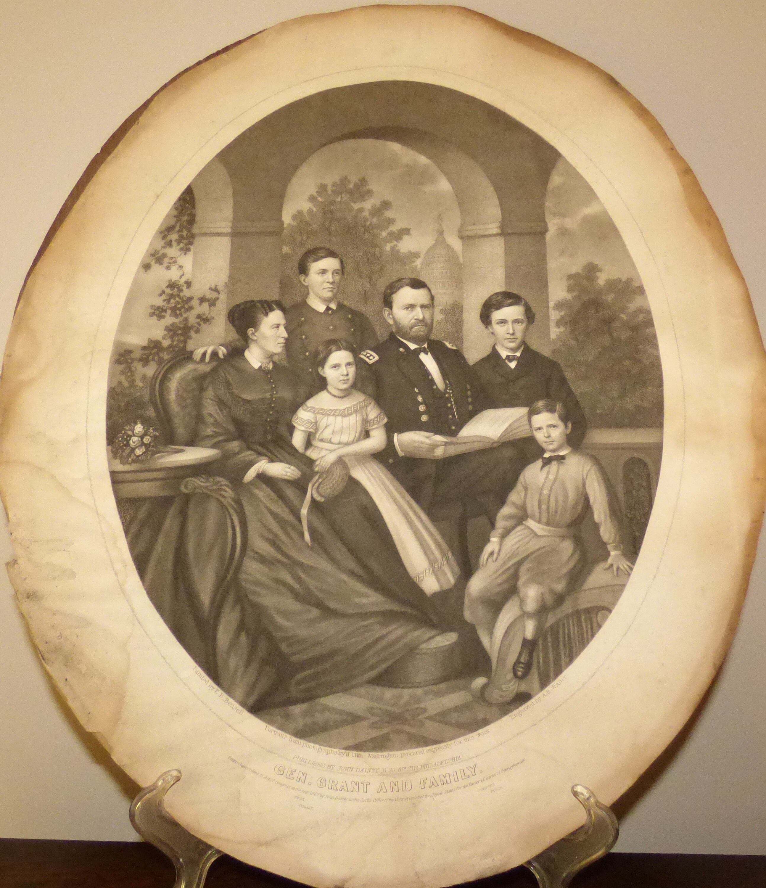 Ulysses S Grant Family In Color