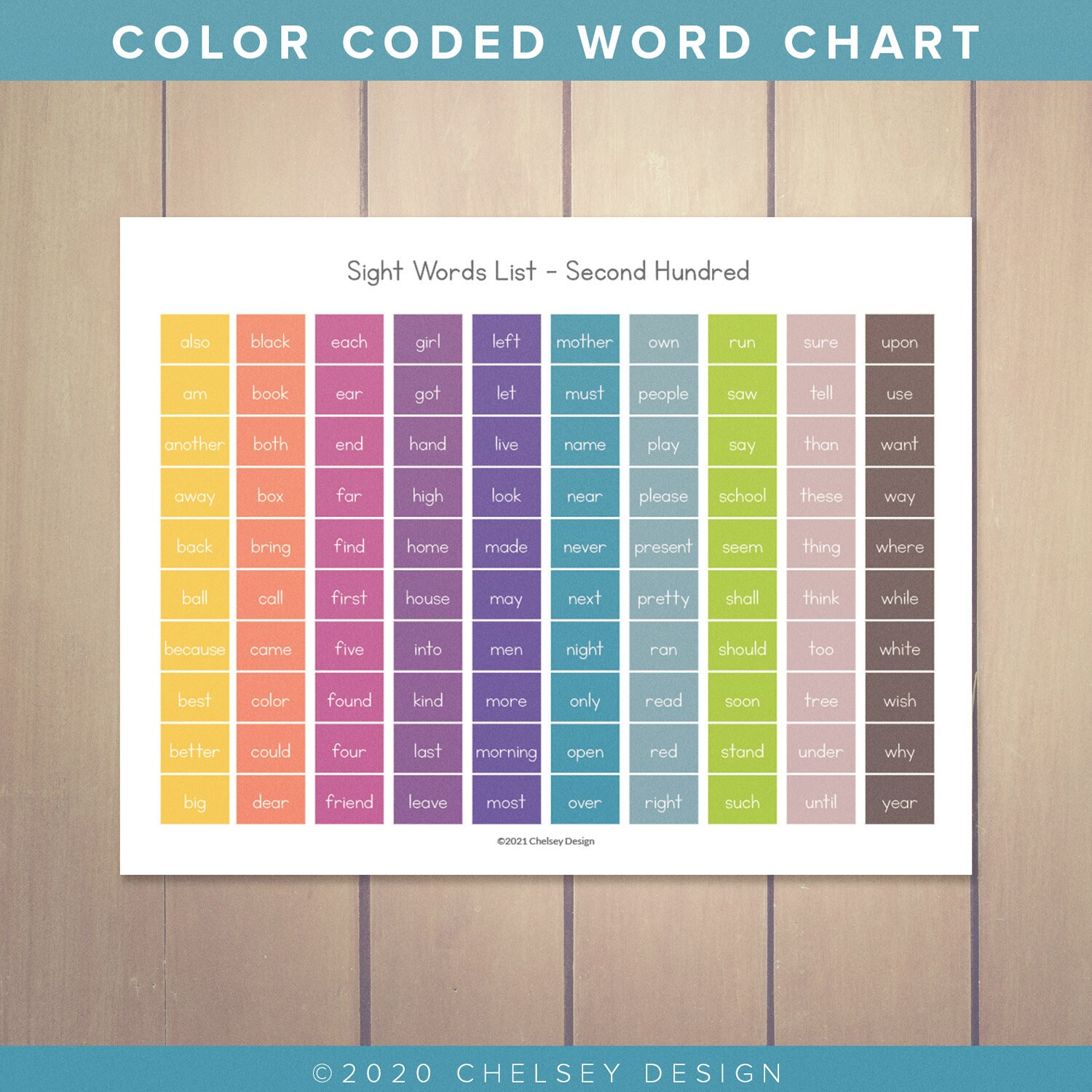 Anblick Wörter Zweites Hundert Druck Übung Anblick Wörter Liste Flash ...