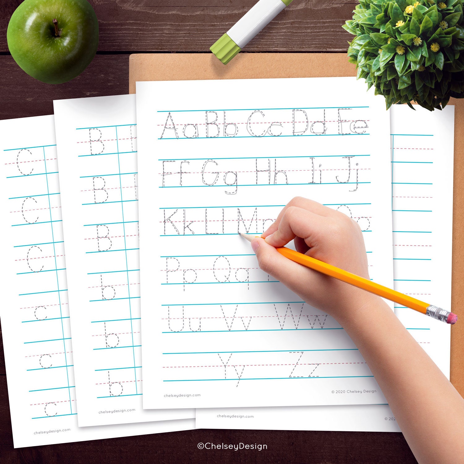 The Complete Alphabet & Number Practice Printable Digital Download ...
