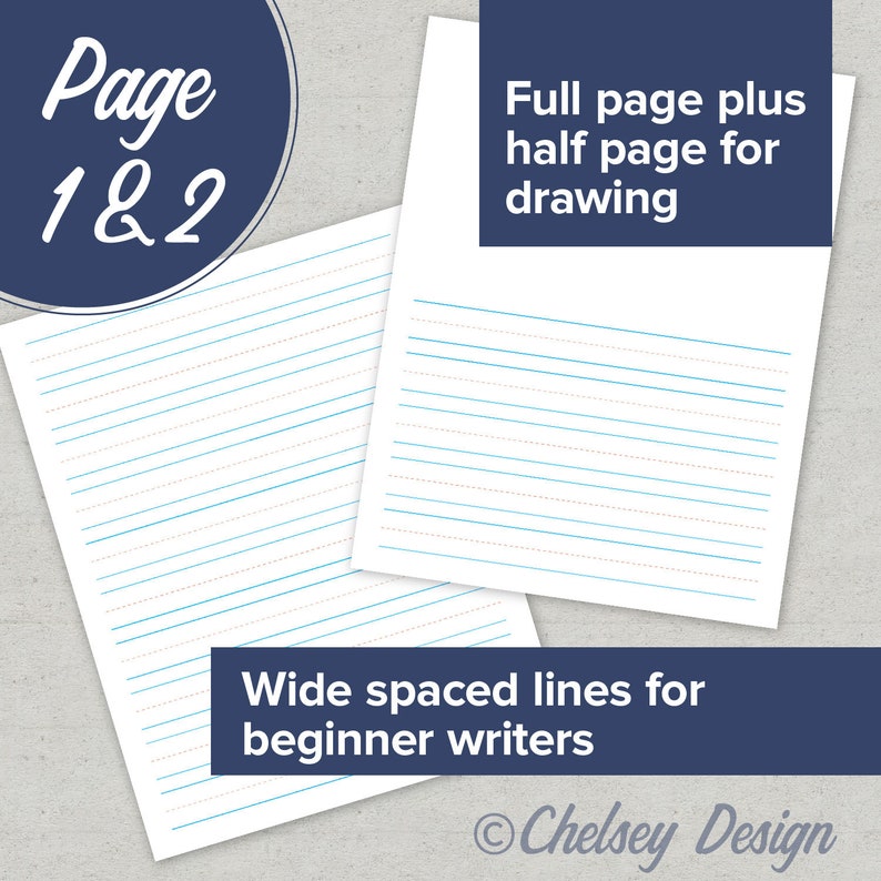 The Ultimate Writing & Notebook Paper Set - Printable Notebook ...