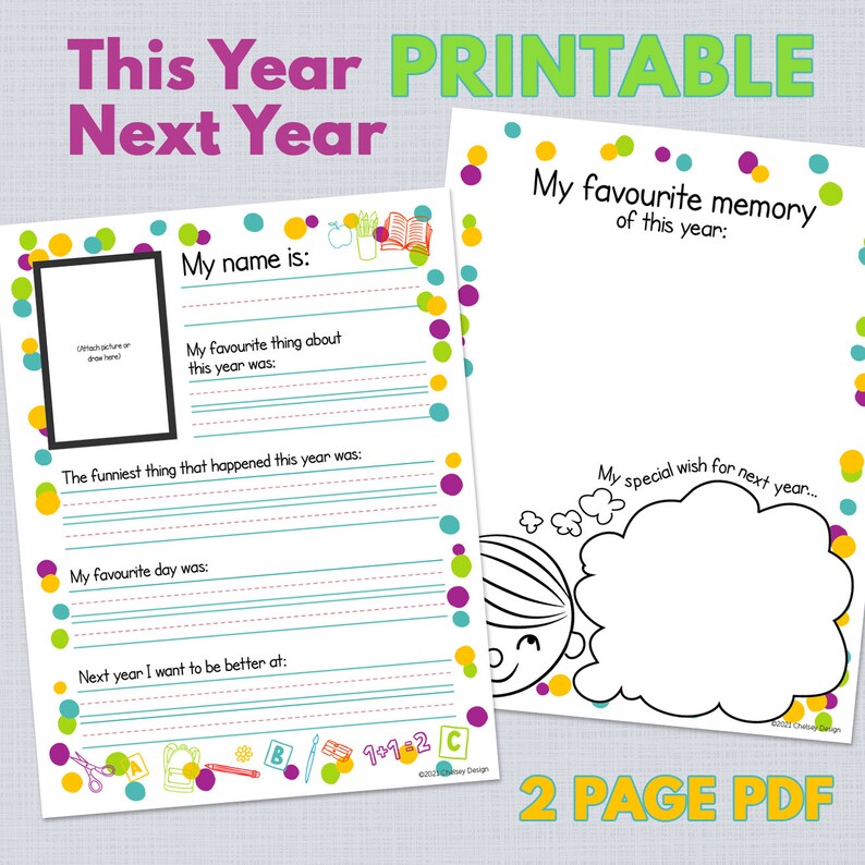 End of Year Teacher Letter Printable Gift for Teacher End of School ...