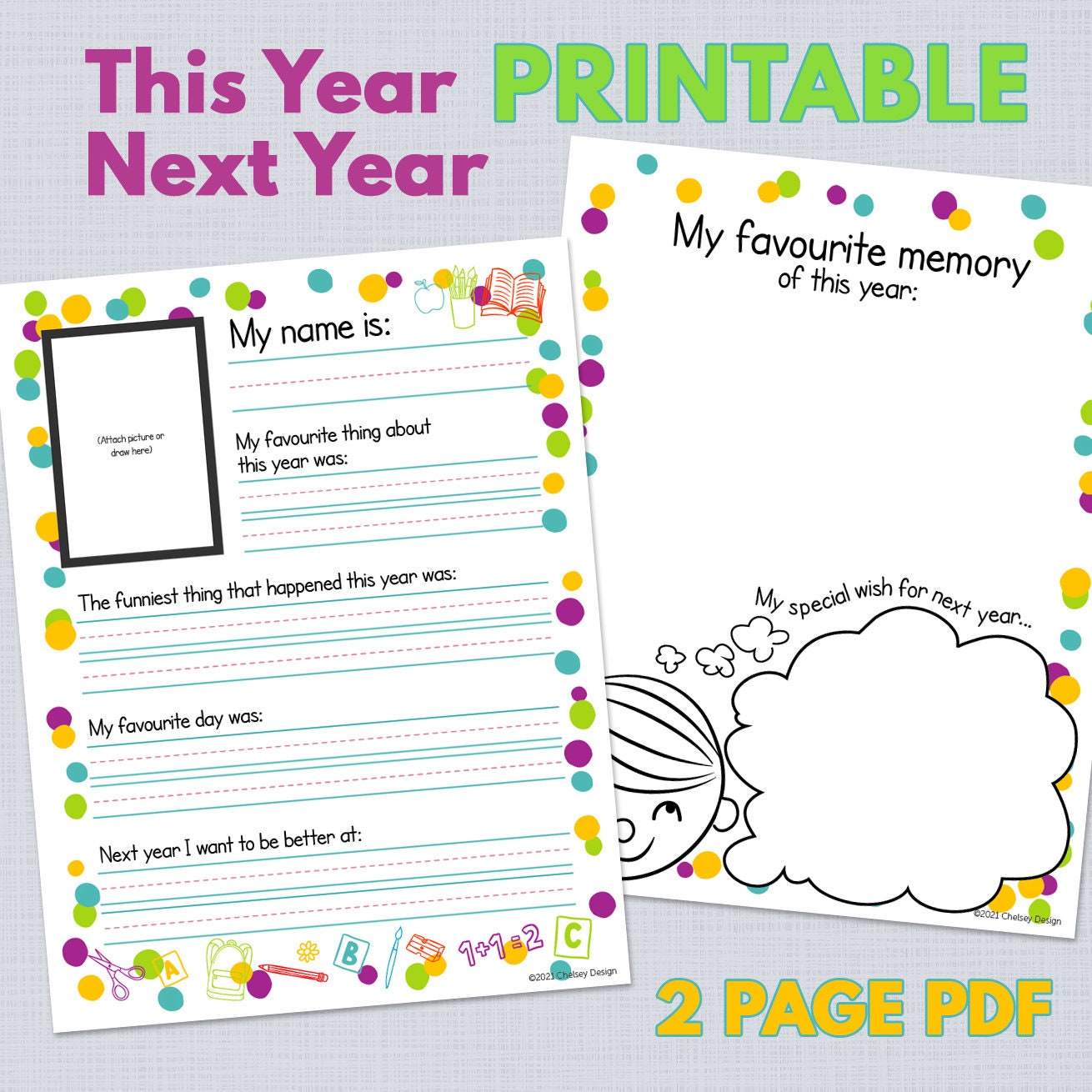 End of Year Teacher Letter Printable Gift for Teacher End of School ...