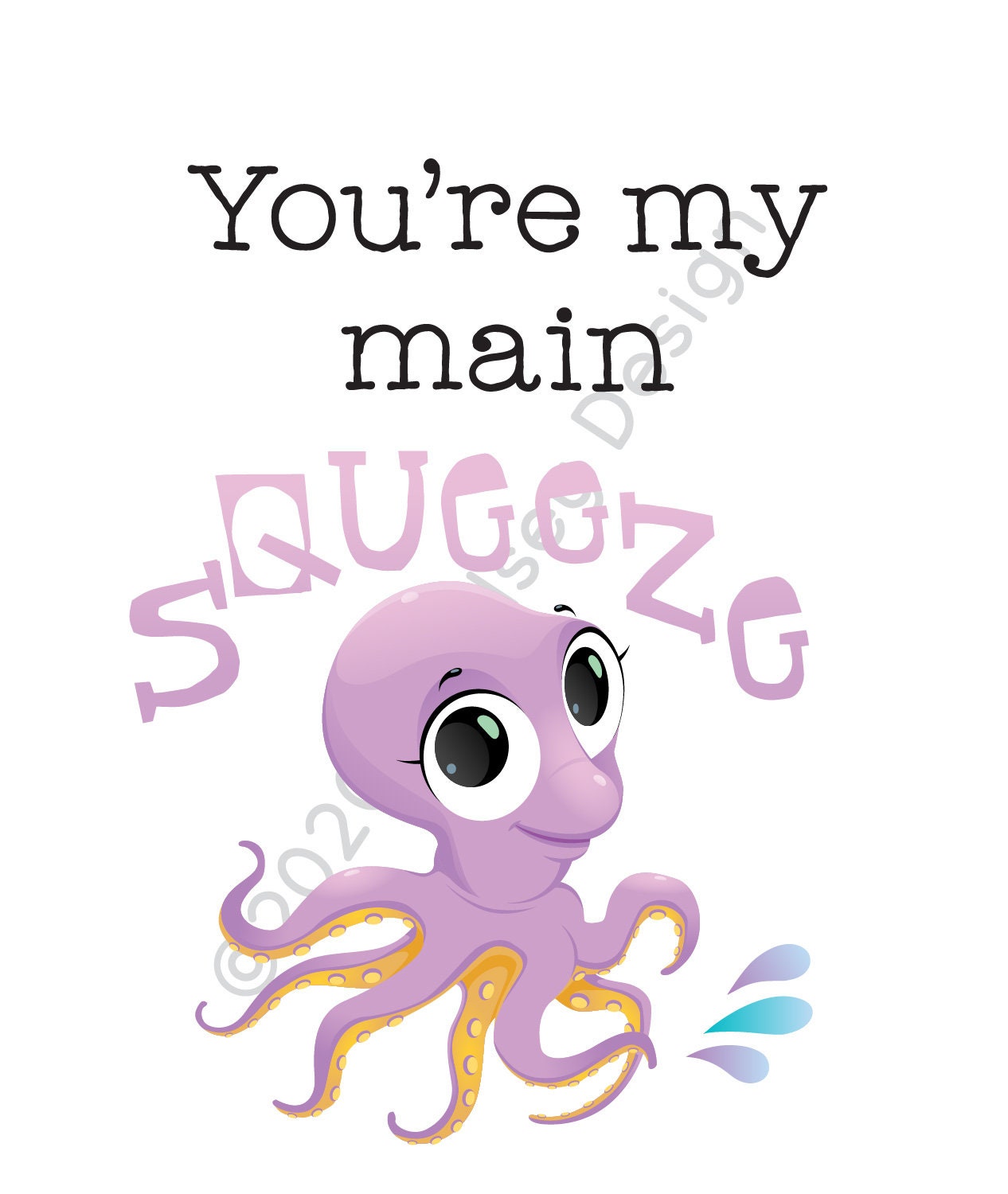 Cute Sea Animals Valentines - Printable Valentines - Kids Valentines ...