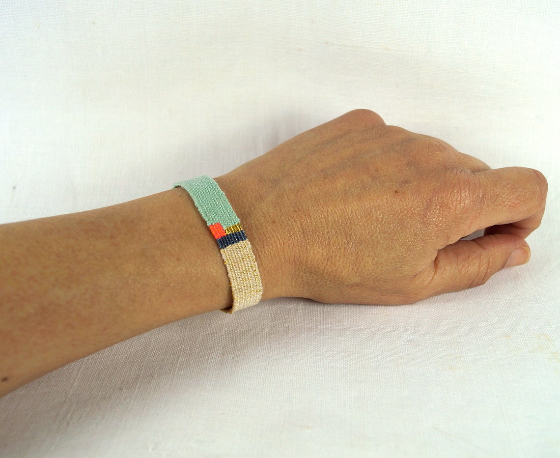 Handwoven Bracelets Limited Edition Textile Jewelry Boho - Etsy