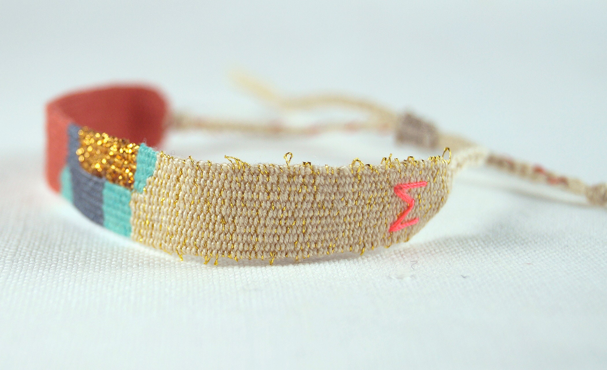 Handwoven Bracelets Limited Edition Textile Jewelry Boho - Etsy