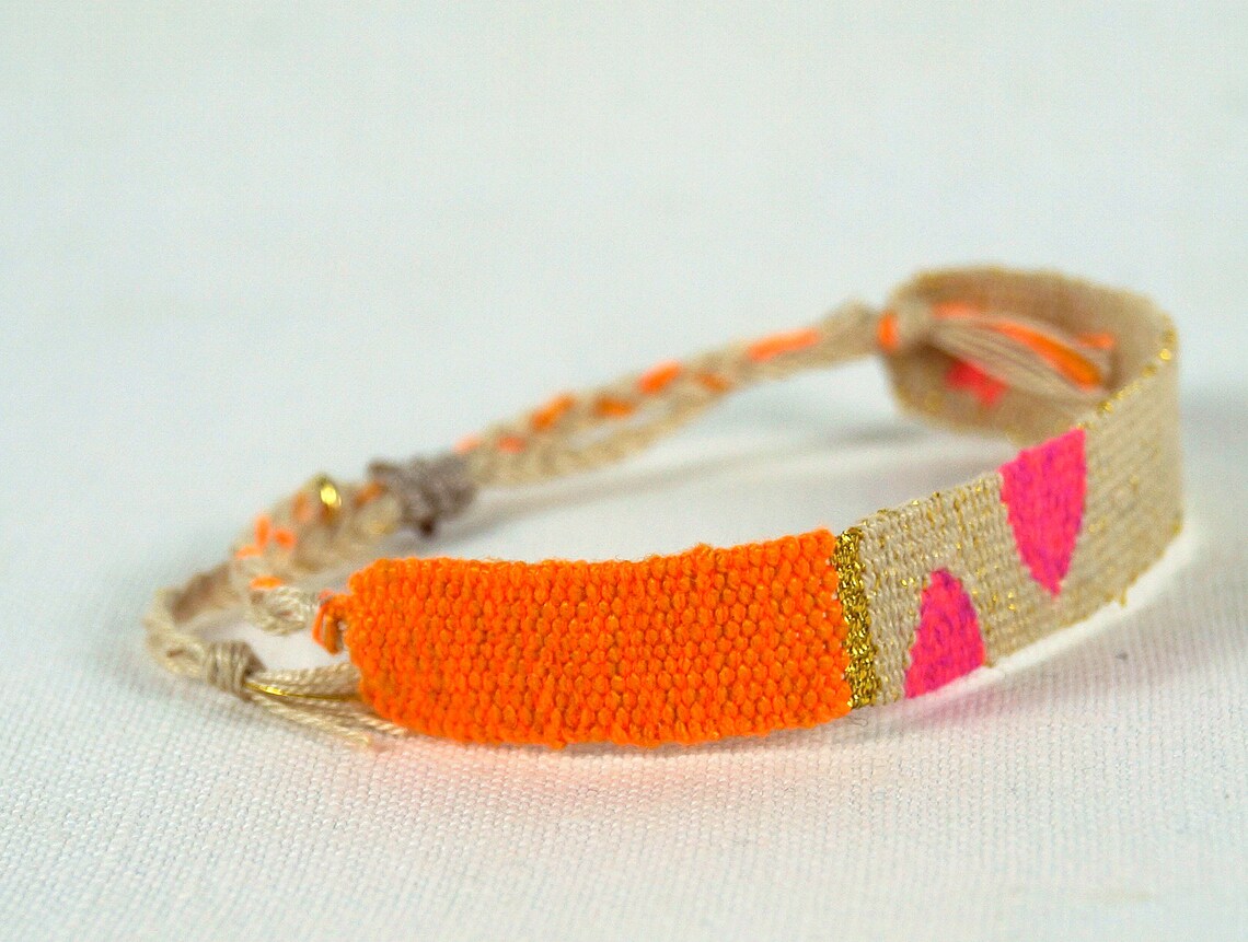 Handwoven Bracelets Limited Edition Textile Jewelry Boho - Etsy