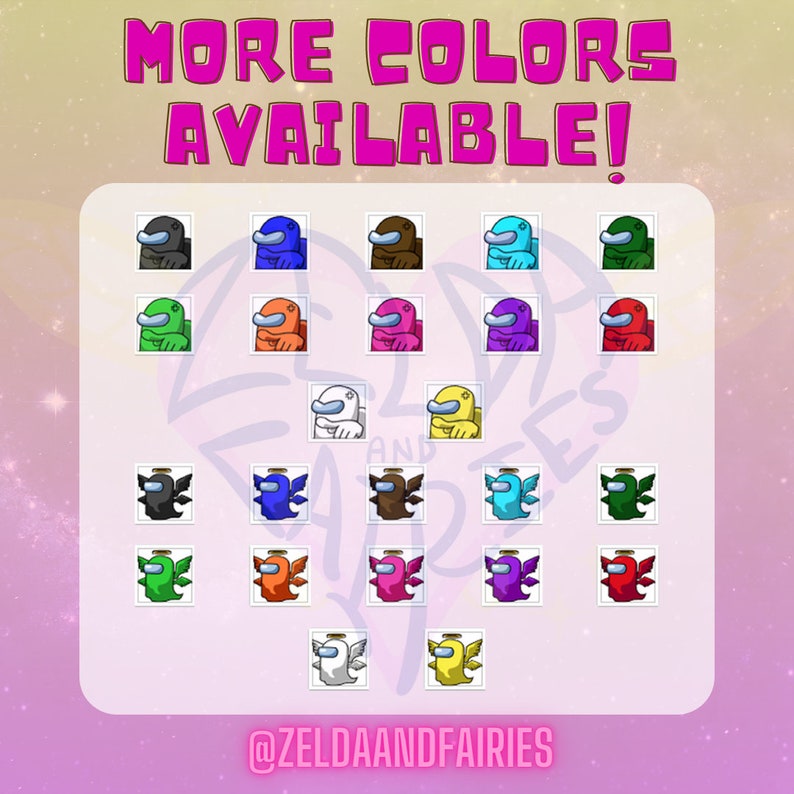 Red Among Us Emote Pack for Twitch - Etsy