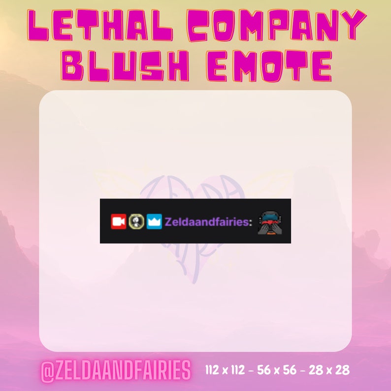 Lethal Company Blushing Emote for Twitch - Etsy