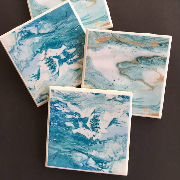 Tile Coasters - Etsy