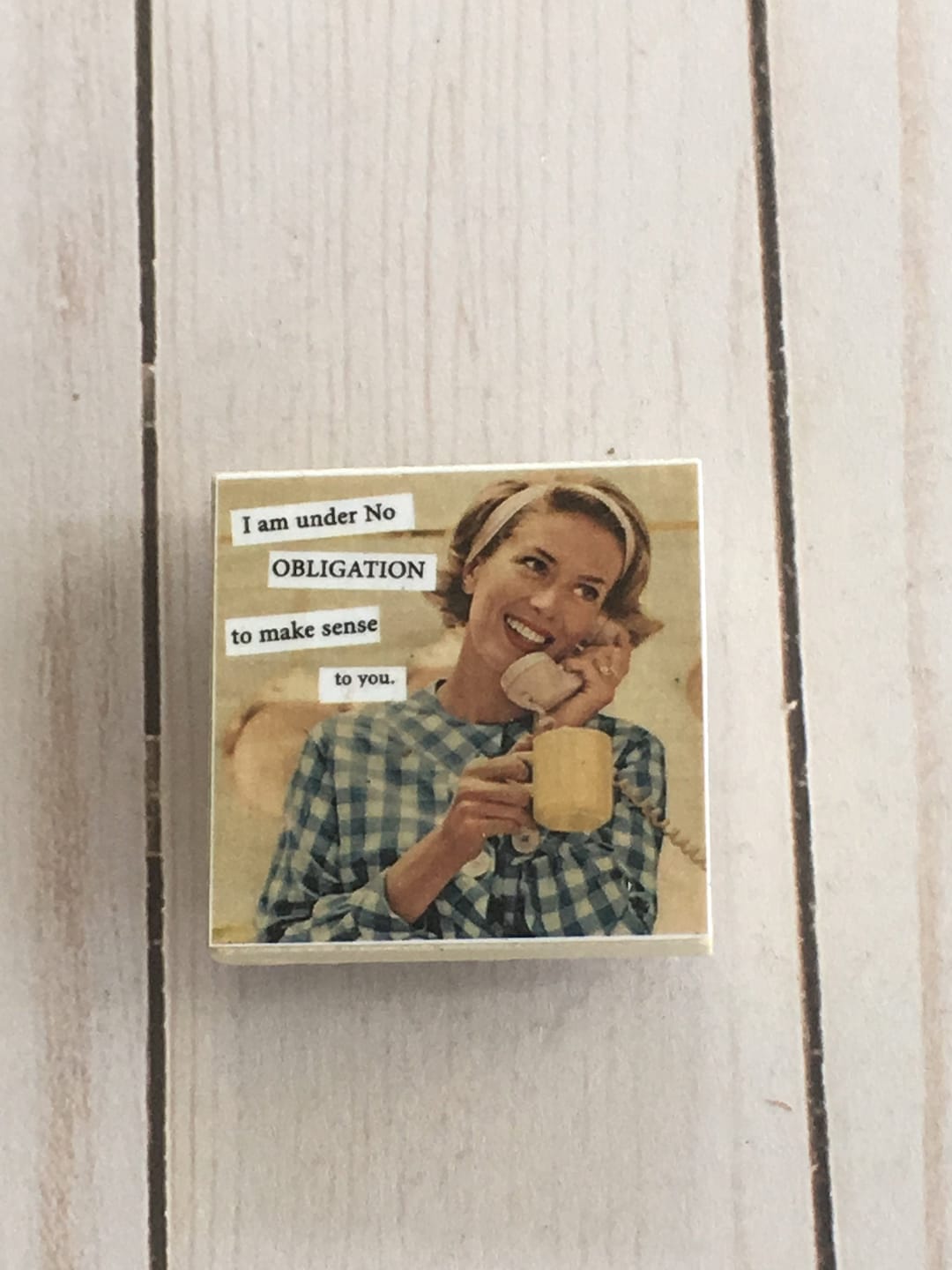Funny Magnet Sarcastic Magnet Retro Humor Magnet Fridge Magnet Office ...