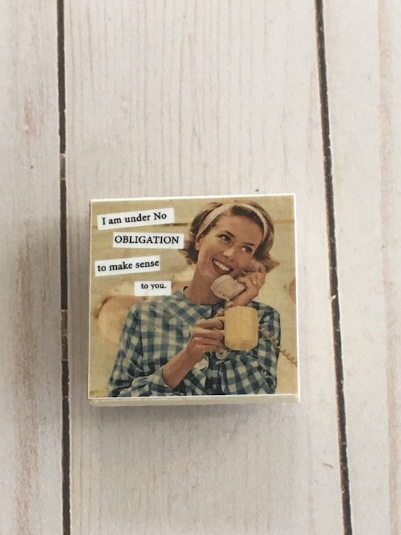 Funny Magnet Sarcastic Magnet Retro Humor Magnet Fridge | Etsy