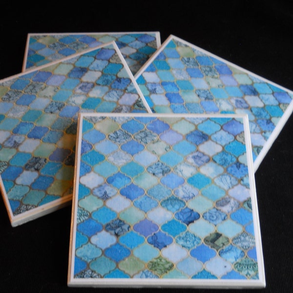 Moroccan Coasters - Etsy