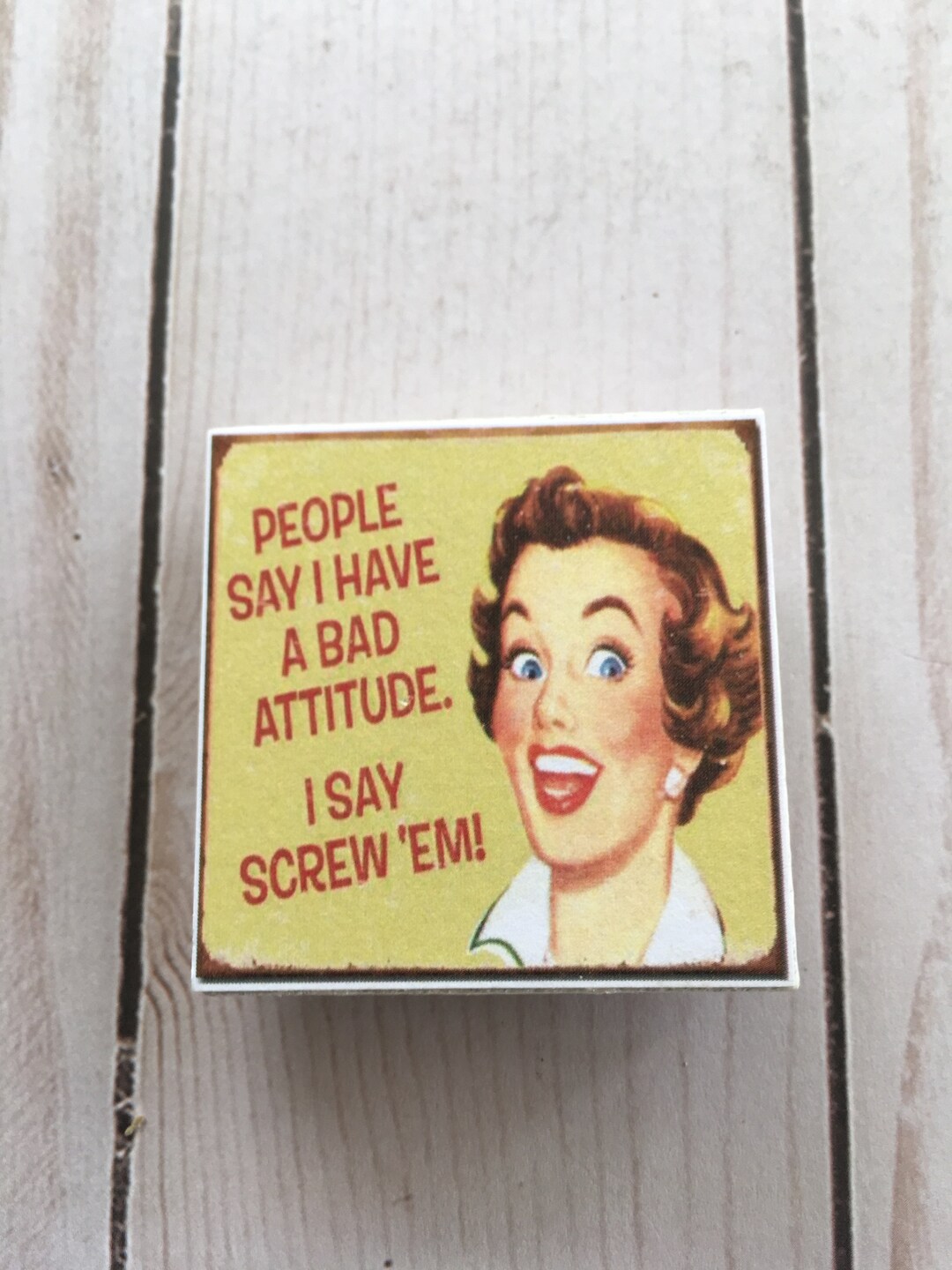Sarcastic Magnet Snarky Magnet Funny Magnet Tile Magnet Fridge Magnet ...