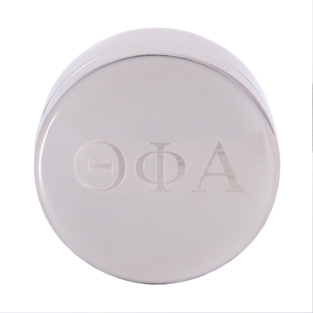 Theta Phi Alpha Letter Round Pin Box Hand Engraved TPA - Etsy