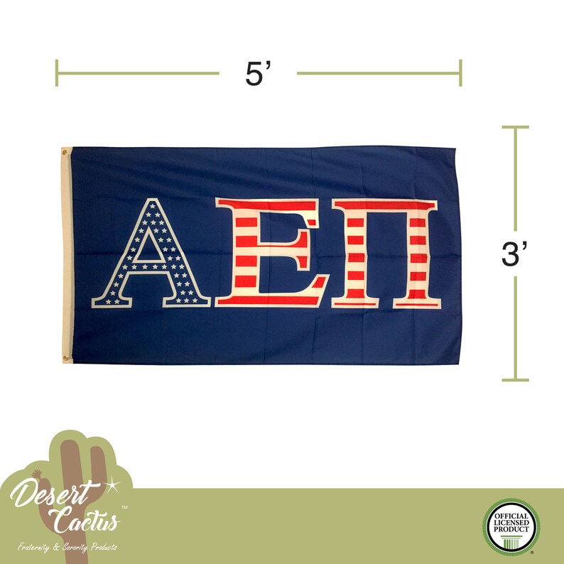 Alpha Epsilon Pi AEPI USA Letter Fraternity Flag 3' X - Etsy
