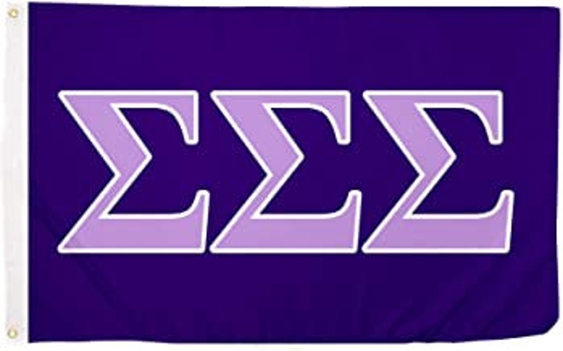 Sigma Sigma Sigma Sorority Flag 3 x 5 ft. | Etsy