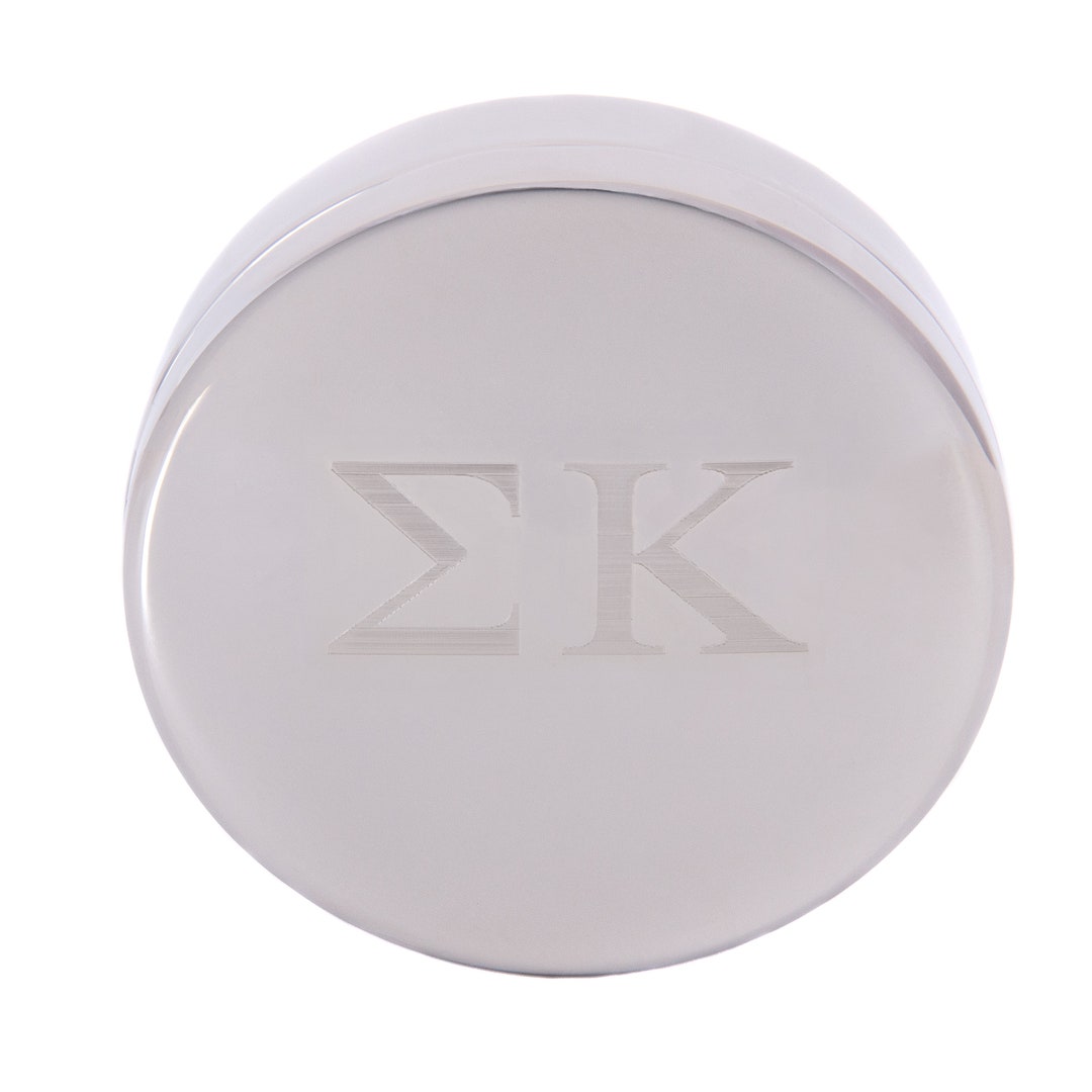 Sigma Kappa Letter Round Pin Box Hand Engraved SK - Etsy